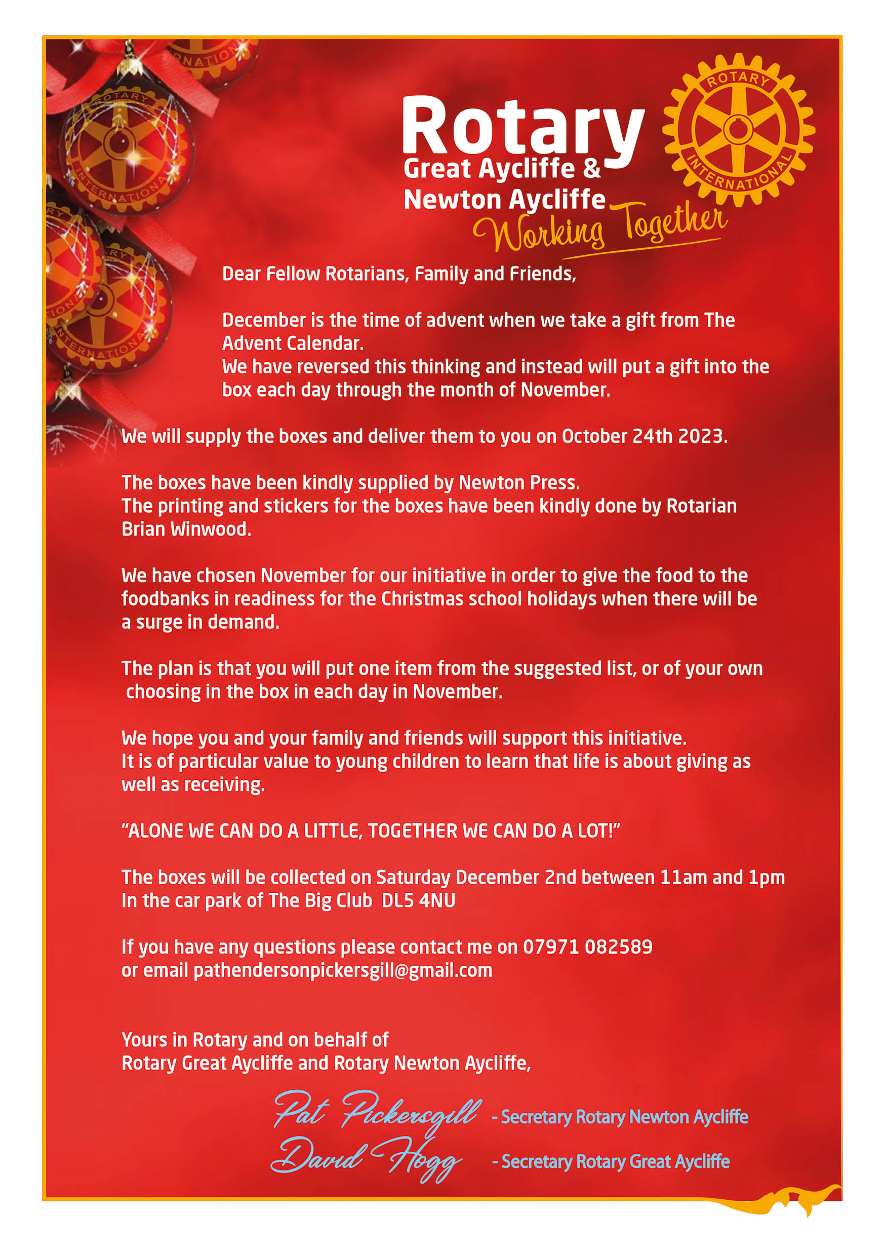 News – Rotary Great Aycliffe